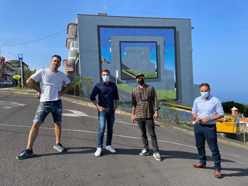 Mural del artista internacional Spok Brillor en Icod el Alto - Los Realejos